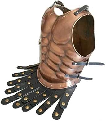 Amazon.com: Copper Finish Greek Muscle Armour Cuirass Collectibles ...
