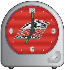 Amazon.com : WinCraft NCAA University of New Mexico Alarm Clock, Black ...