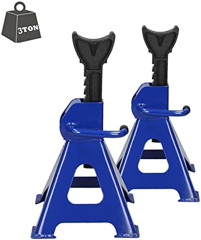 Autofather Heavy Duty 3 Ton Axle Stands for Car Van 4x4 Caravan Garage ...