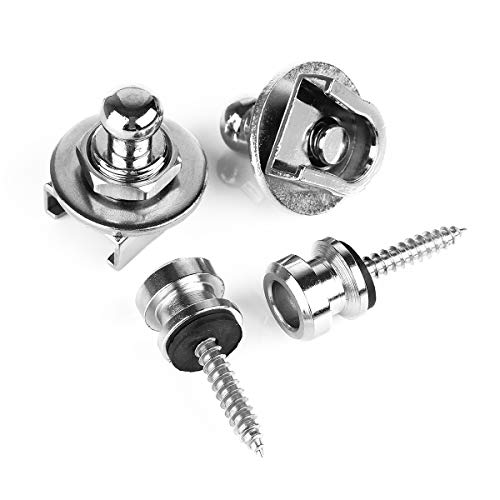 Eison Guitar Strap Locks and Buttons Security Quick Release Straplocks ...