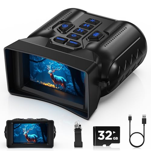Amazon: Night Vision Goggles, 4K Night Vision Binoculars for Adults ...