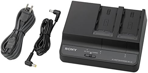 Amazon.com : Sony BC-U2A 2-Slot Charger/AC Adapter for BP-U90/U60/U60T ...