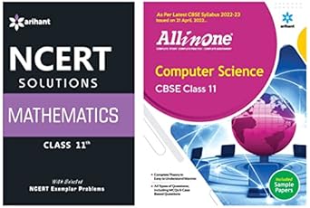 CBSE All In One Computer Science Class 11 & NCERT Solutions Mathematics Class 11th : Amazon.in ...