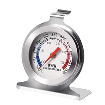 Stainless Steel Oven Thermometer for Fan Oven, Oven Temperature Gauge ...