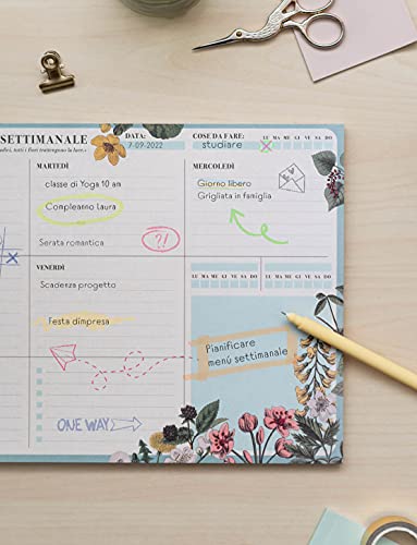 Grupo Erik: Planning da Tavolo A4 Botanical in italiano | Planner ...