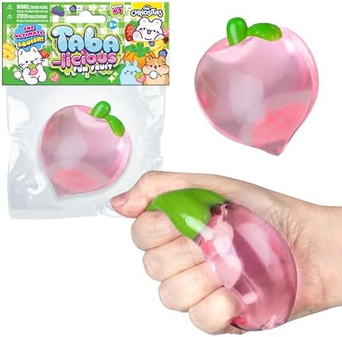 Amazon.com: ORB Tabalicious TABA Squishy Peach Fun Fruit Toy - Cute ...
