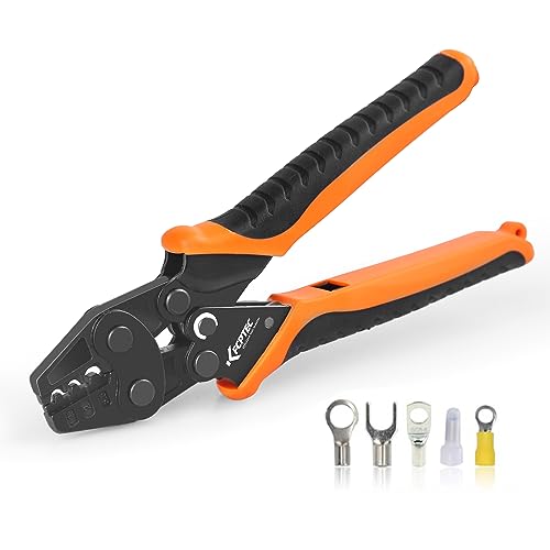 Snapklik.com : KF CPTEC Ratchet Crimping Tool For Non-Insulated Terminals