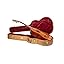 Crossrock Wooden Classical Guitar Case for 4/4 | Luxury Gold Finish ...