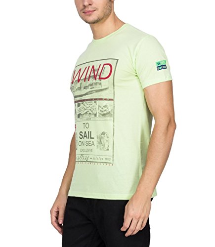 Buy White Square Men's Cotton T-Shirt (Ws2_Green_42) at Amazon.in