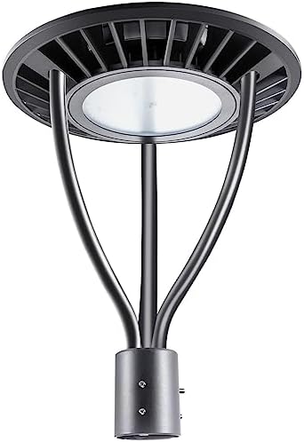 LED Post Top Pole Light with Dusk to Dawn Photocell, 20W/30W/40W/60W ...