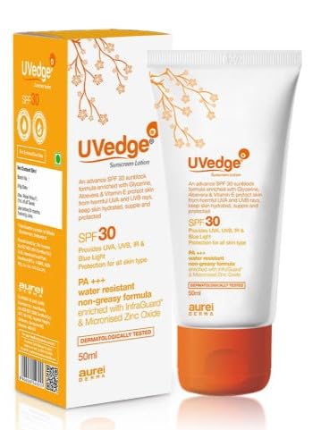 Uvedge Sunscreen Lotion SPF 30-50ml(R) : Amazon.in: Beauty