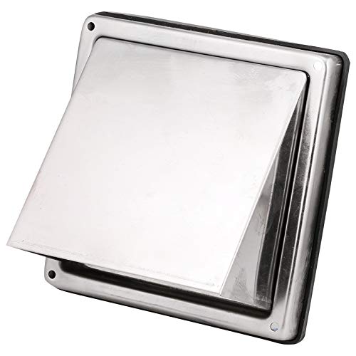 First4Spares 4″ Stainless Steel Cowl External Extractor Wall Vent ...