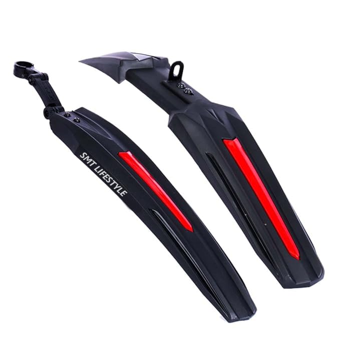 Buy SMT Lifenstyle Mudguard for Cycle, Black Front & Rear Bicycle ...