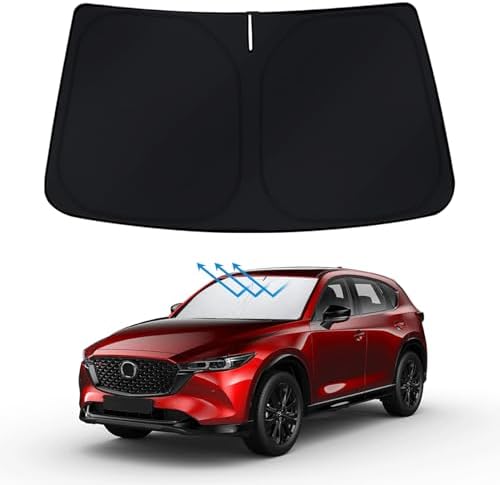 Amazon.com: BESTVIEW Front Windshield Sun Shade Compatible with Mazda ...