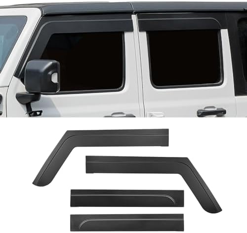 Amazon.com: JOYTUTUS Rain Guard Compatible with 2018-2025 Wrangler JLU ...