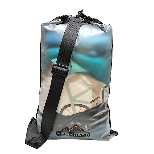 DRLOKPAK Foldable Dry Wet Separation Waterproof Laundry bag Swim Bag ...