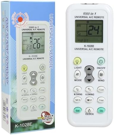 Universal Air Conditioner Remote Control with LED Display, 1000 in 1 A ...