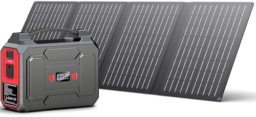 Amazon.com: Solar Powered Generator 200W Peak/100W Rated, Portable ...
