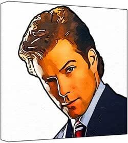 Jamie Bamber - Pop Art Print (Multicolour; White Background) 50 x 50 x ...
