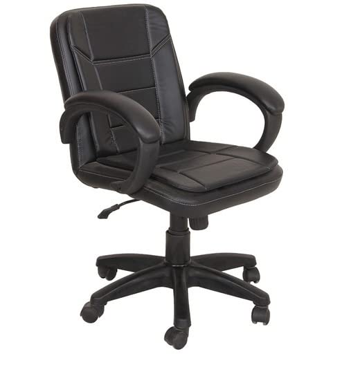 Study Chair with Nylon Base - Heavy Leather 2 Years Warranty of ...