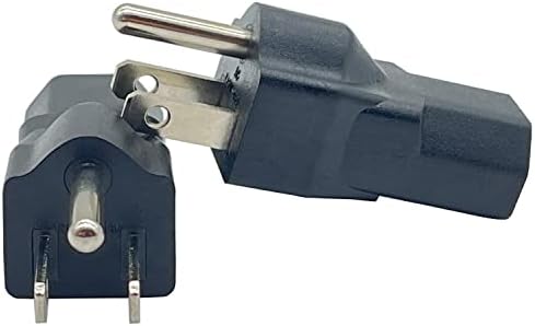 Amazon.com: Traovien 3 Prong USA C13 to NEMA 5-15P Plug Power Adapter ...