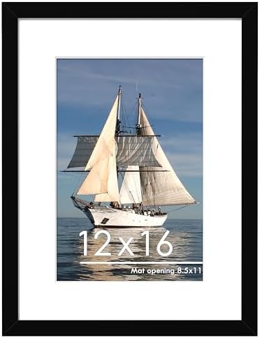 Amazon.com - OMAIGAR 12x16 Picture Frame for 12by16 Poster Photo Canvas ...