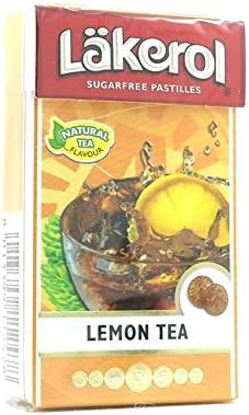 Amazon.com : (Pack of 6) Lakerol Sugarfree Pastilles 27g (LEMON TEA ...