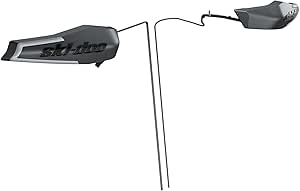Ski-Doo New OEM Signature Air Wind Deflector Hand Guard LED Lights Kit ...