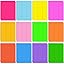 Amazon.com : Geyee 1800 Pcs Fluorescent Address Labels Colored Address ...
