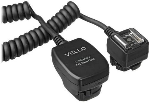 Amazon.com : Vello TTL-Off-Camera Flash Cord for Canon EOS - 1.5' (0.5 ...