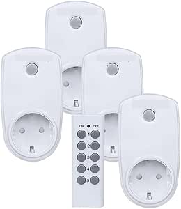 Amazon.com: Wireless Smart Remote Control Socket Plug Power Outlet ...