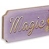 Amazon.com: Open Road Brands Disney Magic In Every Wish Wood Wall Decor ...