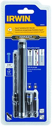 Tapcon 79013 Pro Installation Tool Kit with Star Bit for Concrete ...