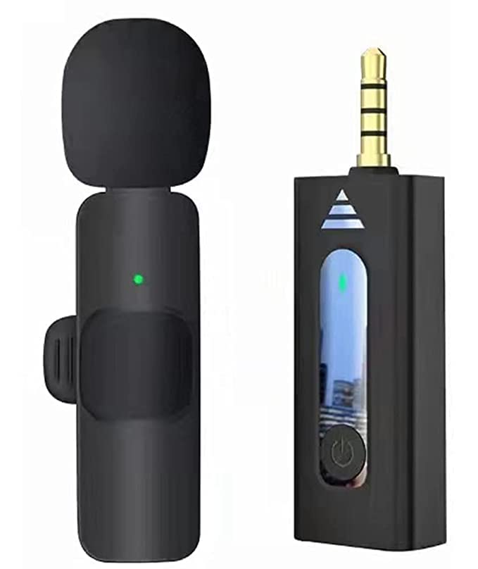 CLEGO® 2.4GHz Dual Channel Wireless Lavalier Microphone with Clipper ...