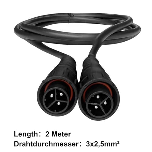 Beatific AC Cable, AC Cable Extension Cable, M25 to M25.2 m, 3 x 2.5 mm ...