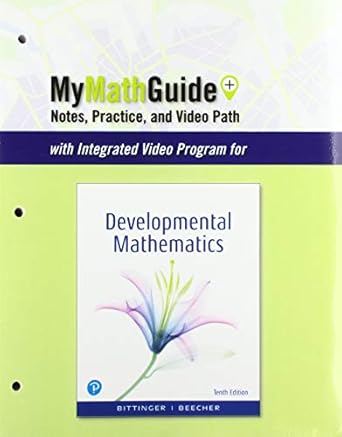 MyMathGuide for Developmental Mathematics: College Mathematics and ...