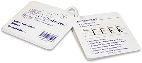 Amazon.com: Fundations® MANUSCRIPT LETTER FORMATION GUIDES : Office ...