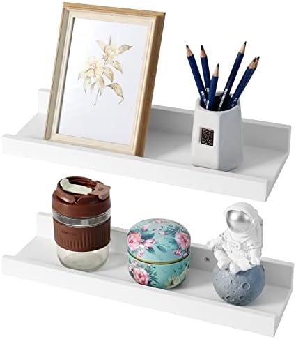 Floating Shelves for Wall Collage, 16" Picture Ledge Shelf for Display ...