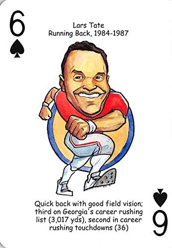 Amazon.com: Lars Tate football card (Georgia Bulldogs, Running Back ...