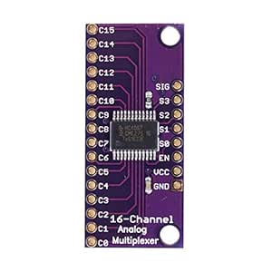 WHIZZO 5X(CD74HC4067 CMOS 16 CH Analog Digital MUX Breakout Board for ...