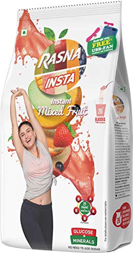 Rasna Insta Promo Pack, Mixed Fruit, 500g (Pack of 2) : Amazon.in ...