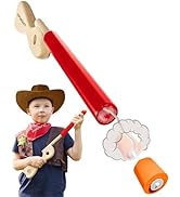 Amazon.com: Red Wooden Pop Gun Rifle for Kids, American Classic ...