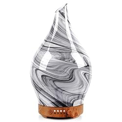 Amazon.com: Porseme 100ml Essential Oil Diffuser Glass Color Changing ...