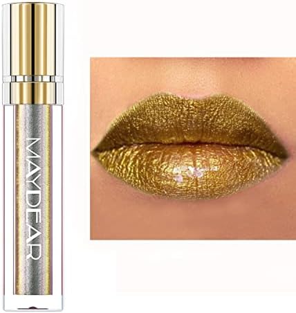 Amazon.com : Maydear Chameleon Lipstick, High Pigmented Gold Lipstick ...