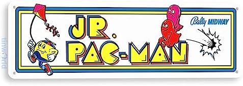 Amazon.com: Tinworld Tin Sign Jr Pac-Man Arcade Game Room Shop Marquee ...