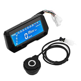 Digital Speedometer, Speed Gauge Low Fuel Warning and Flashing LCD ...