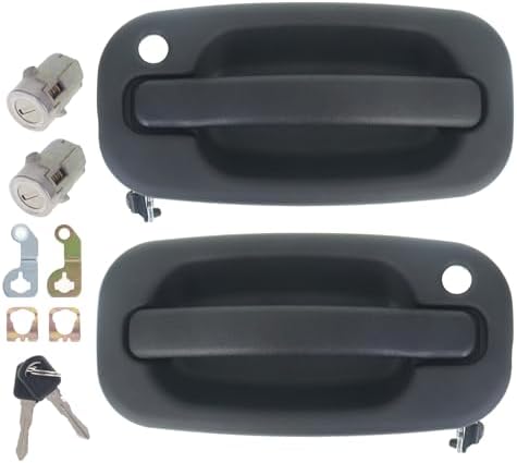 Amazon.com: Dunhil Exterior Door Handles with Locks Front for Chevy ...