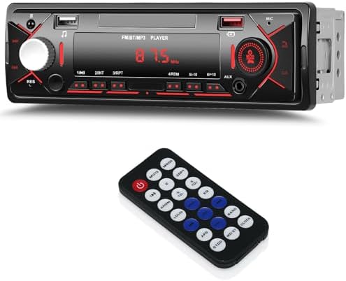 Amazon.com: Zomolither Car Radio Single Din Bluetooth Car Stereo ...