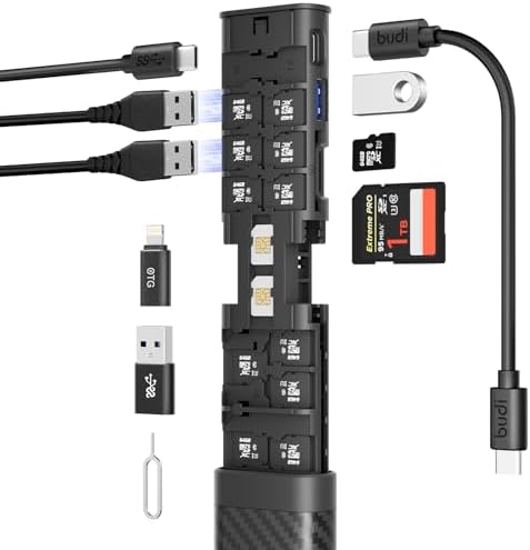 Amazon.com: Multifunctional 10 in 1 USB C Hub 3.0 and Ultra-Slim SD ...