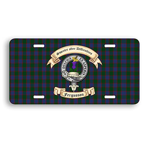Amazon.com: Whimsly Scottish Ferguson Clan License Plate - Show Your ...